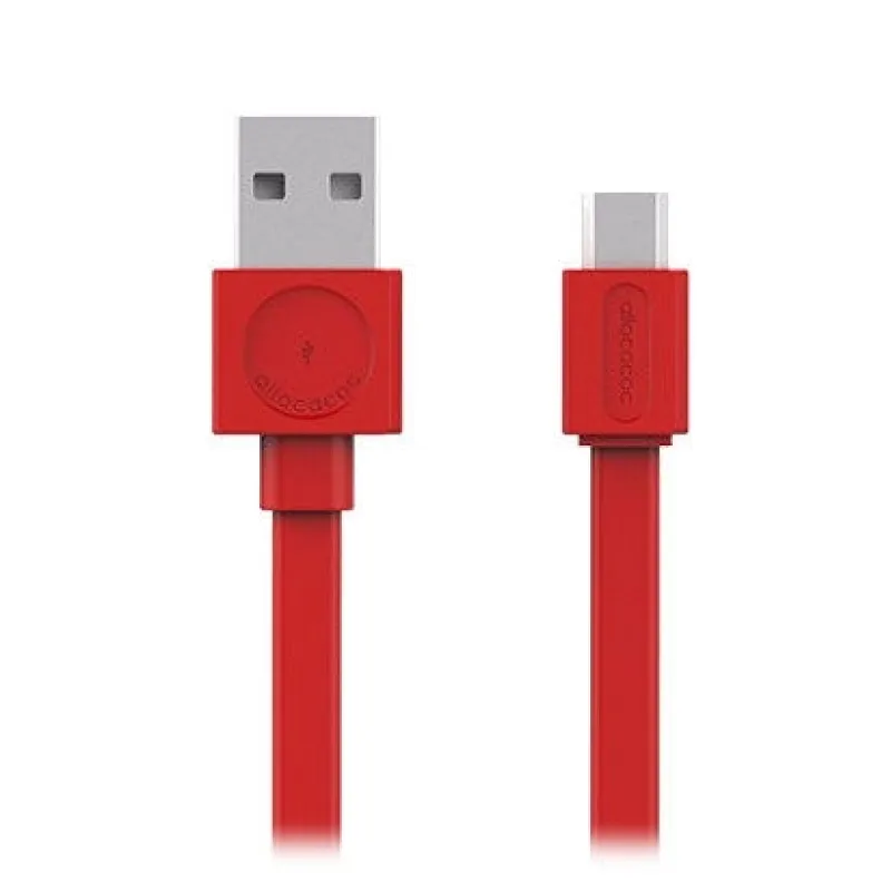 Allocacoc Usbcable | Microusb Basic Rood 10452rd/usbmbc 10452RD/USBMBC